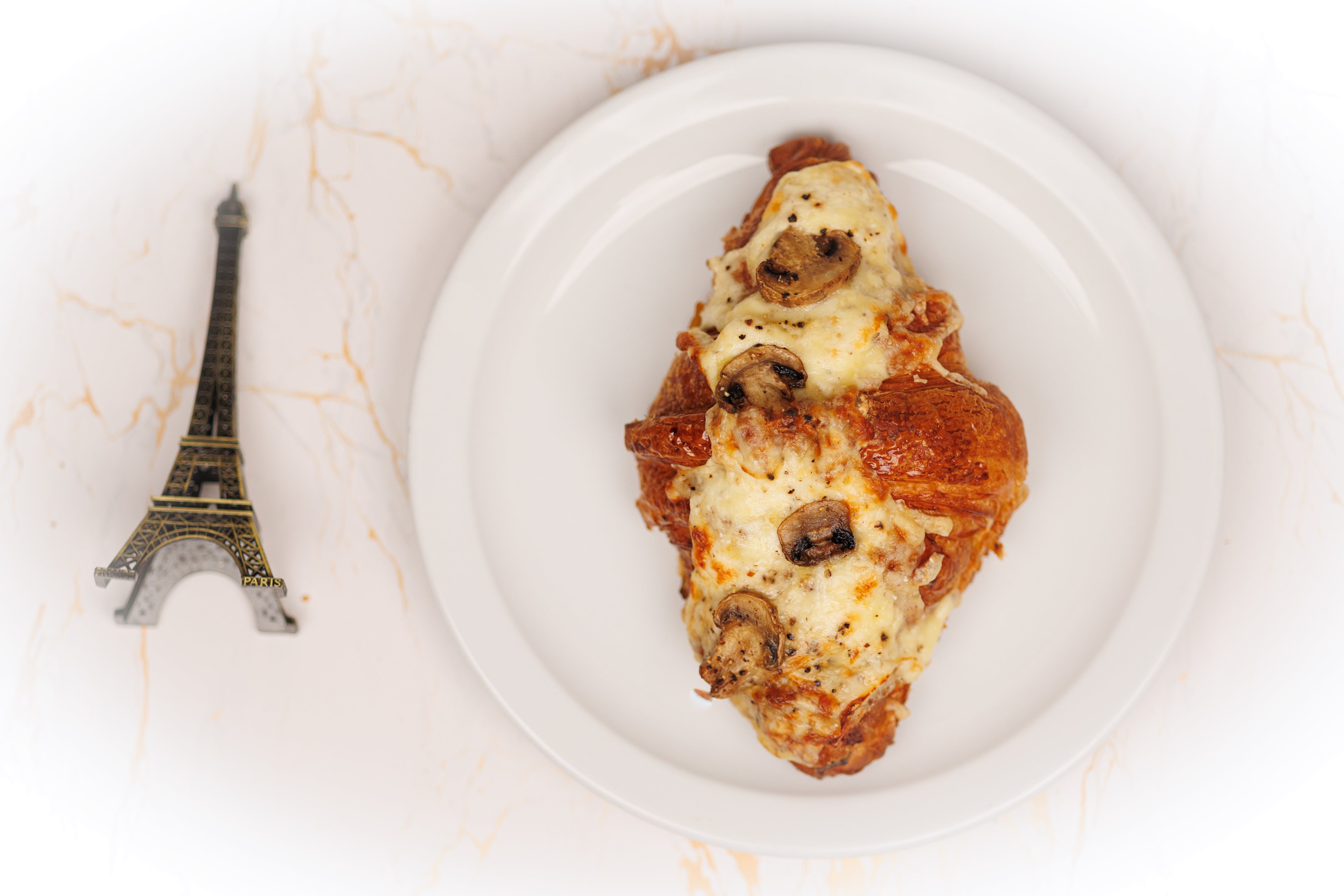 Best Croissant Bechamel aux champignons in London | Aux Pains de Papy